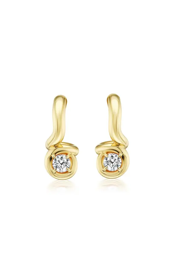 VICE VERSA 14k Yellow Boa Earrings