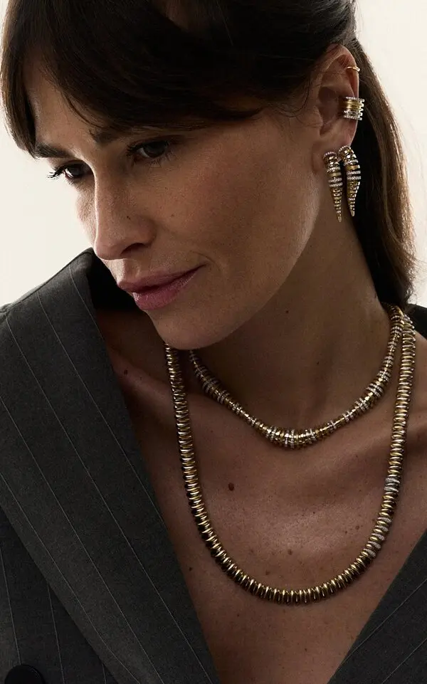 RAINBOW K Best In : 14k Tourbillion Necklace