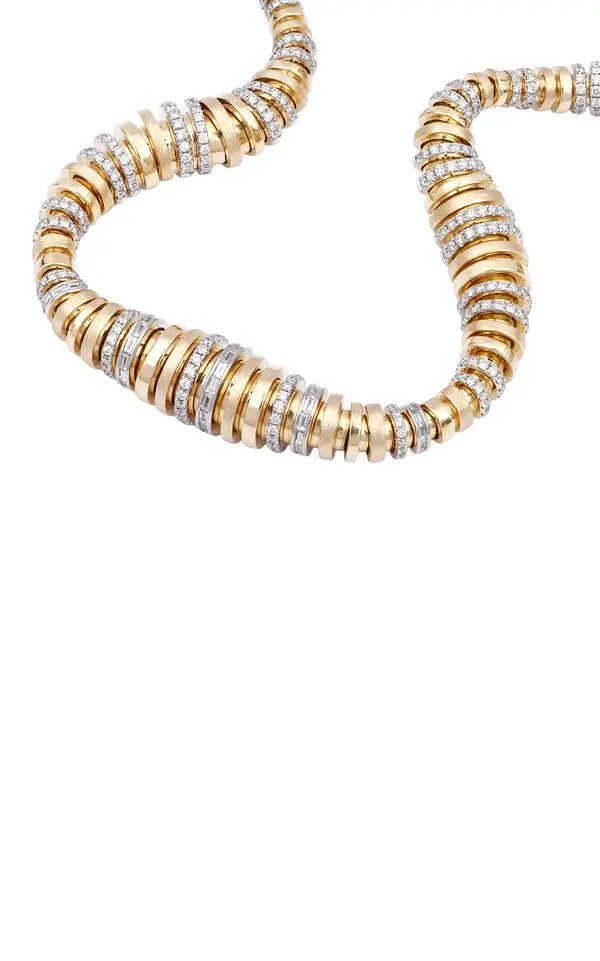 RAINBOW K Best In : 14k Tourbillion Necklace