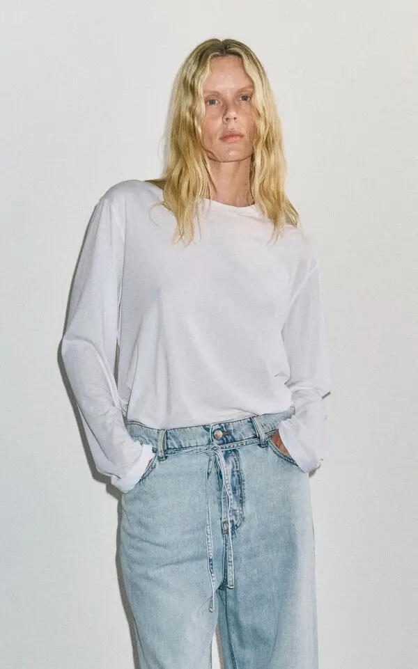 DARKPARK Andie Relax Cotton T-shirt - White