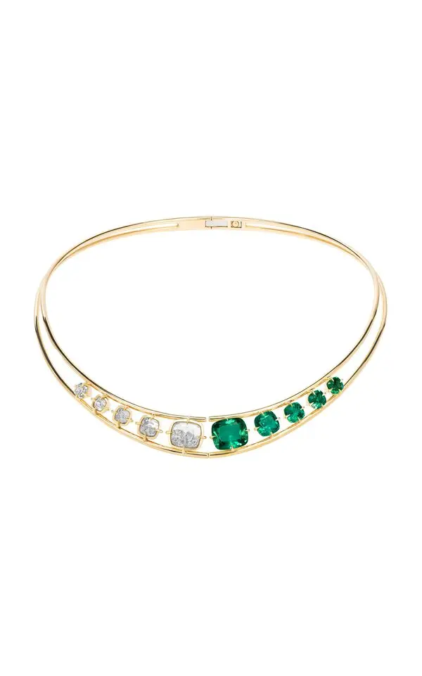 Moritz Glik 18k Gold Ita Collar Necklace