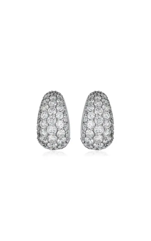 Piranesi 18k Gold Dome Huggie Earrings