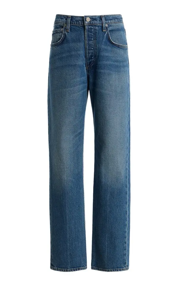 Citizens Of Humanity Savannah Stretch Mid-rise Cigarette Jeans - Medium Wash