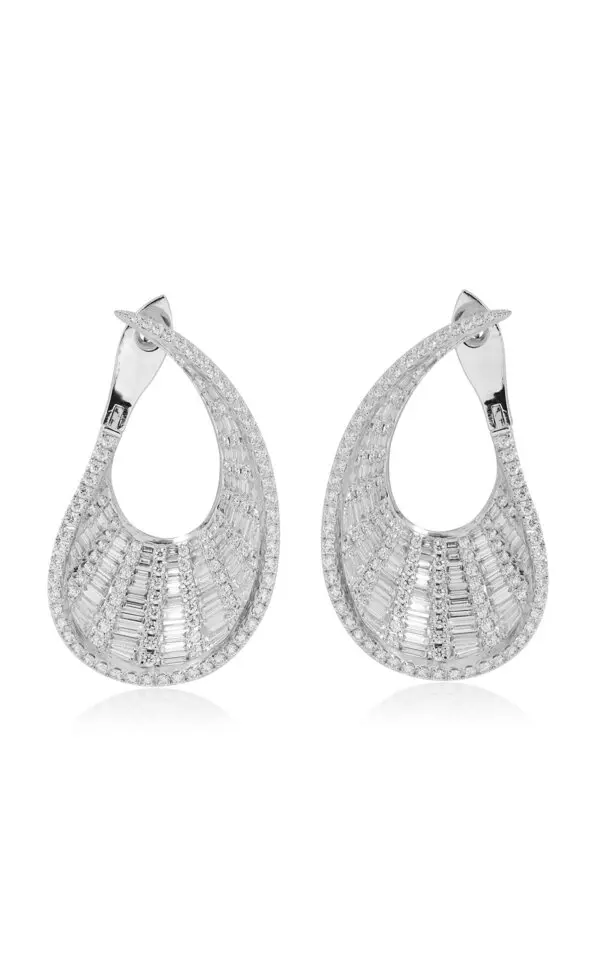 KAVANT & SHARART 18k Gold Diamond Drop Earrings