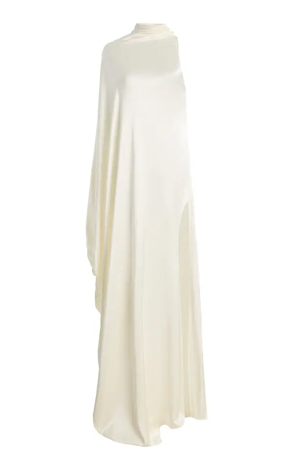 DEME Exclusive Alice Ruffled Silk Maxi Dress