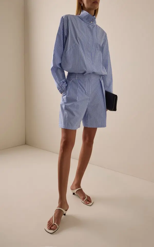 Lafayette 148 New York Park Wide-leg Shorts