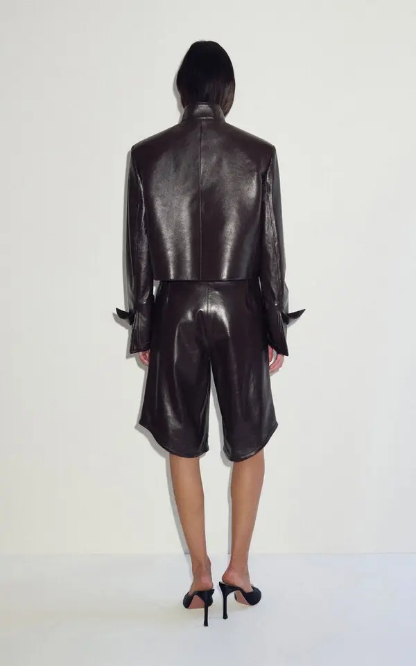 DARKPARK Gean Leather Shorts