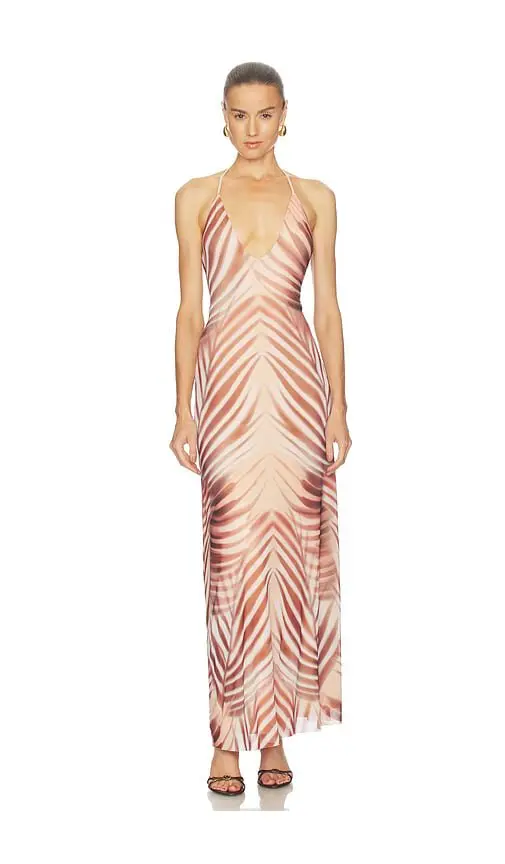 AFRM Romy Maxi Dress - Brown