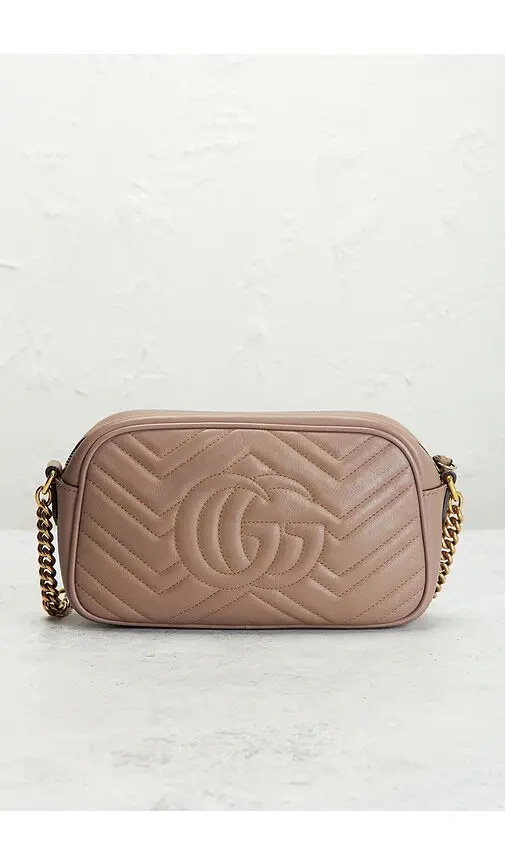 FWRD RENEW Gucci Gg Marmont Shoulder Bag - Pink