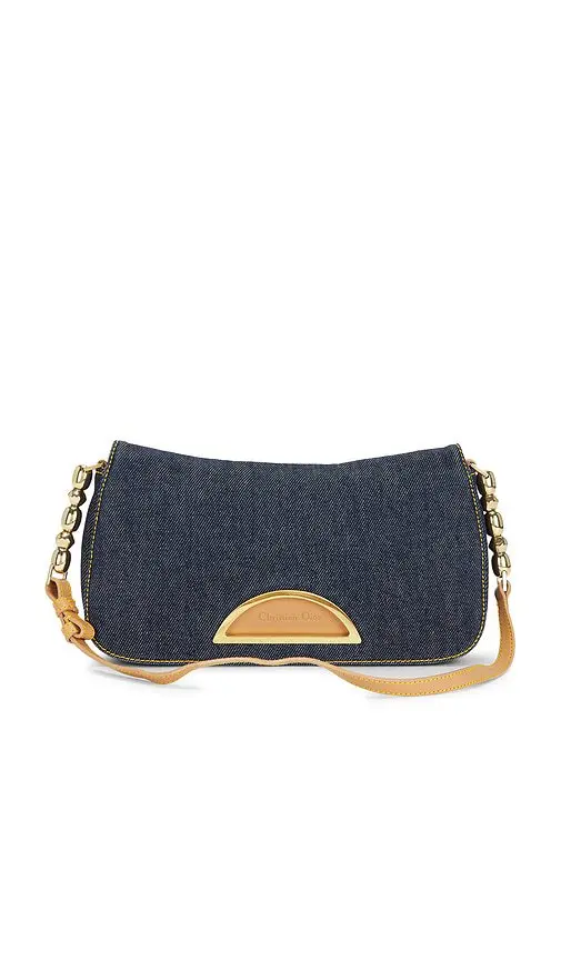 FWRD RENEW Dior Denim Shoulder Bag