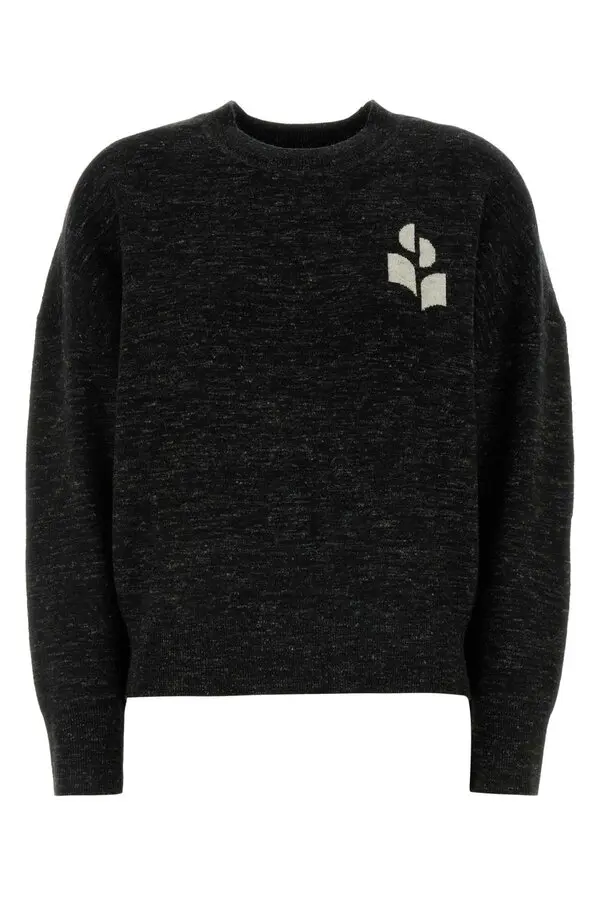 Isabel Marant Étoile Melange Viscose Blend Atlee Sweater - Black