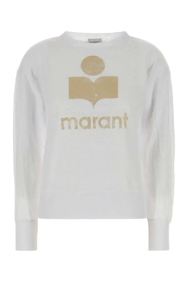 Isabel Marant Étoile Linen Klowia T-shirt - White