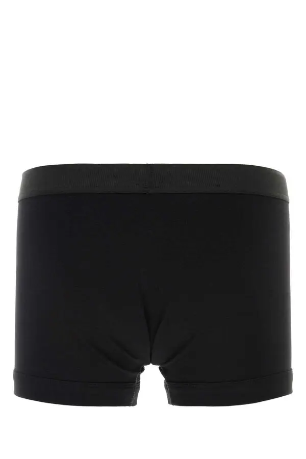 TOM FORD Stretch Cotton Boxer - Black
