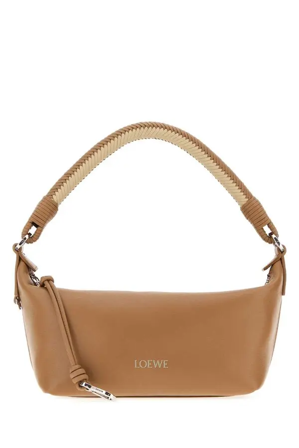 Loewe Camel Leather Mini Cala Shoulder Bag - Brown