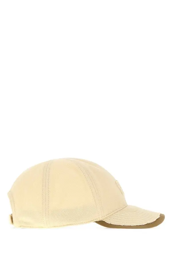Miu Miu Cream Drill Baseball Cap