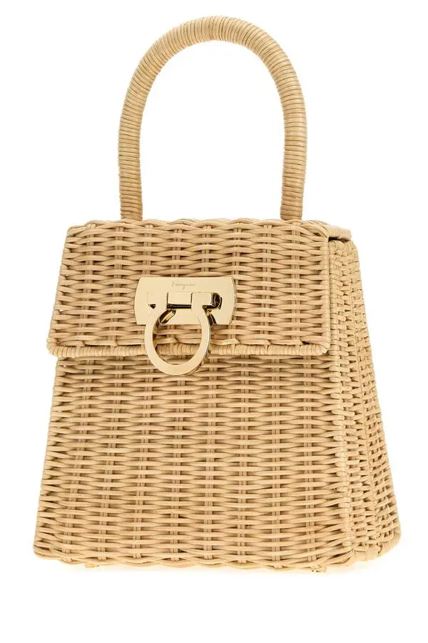 FERRAGAMO Raffia Handbag