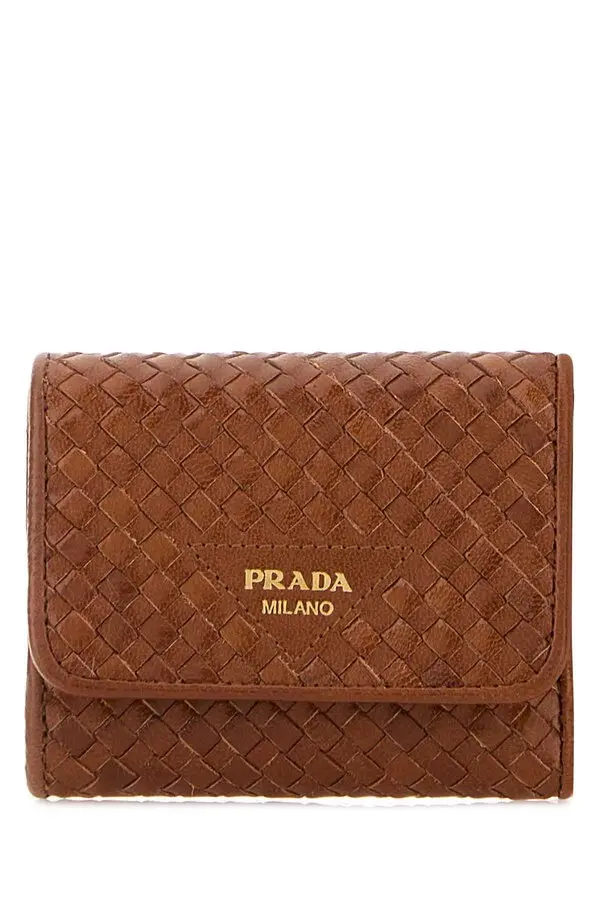 Prada Caramel Leather Wallet - Brown