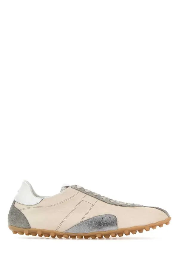 MAISON MARGIELA Two-tone Leather And Suede Sprinters Sneakers - Multicolor