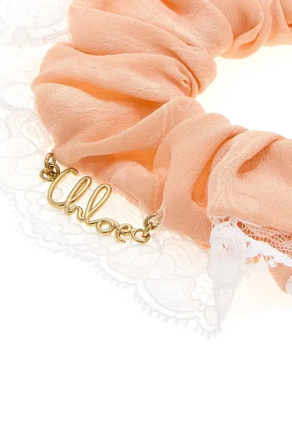 Chloé Light Jacquard Poetic Scrunchie