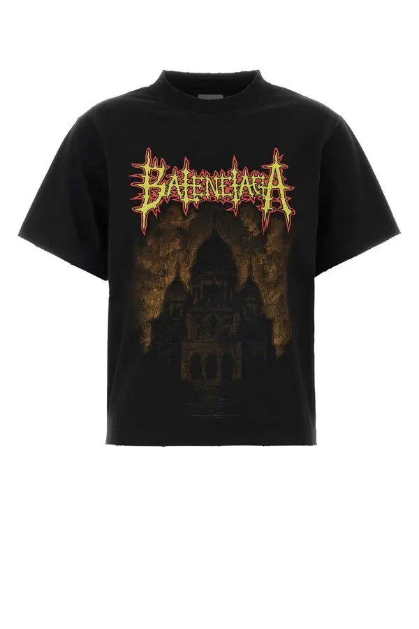 Balenciaga Cotton T-shirt - Black