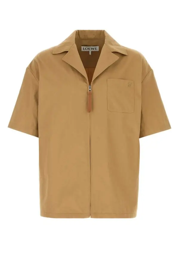 Loewe Camel Gabardine Shirt