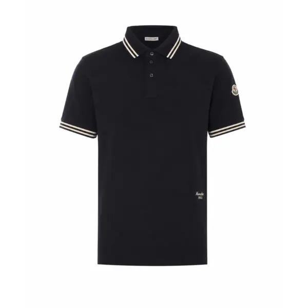 Moncler Logo Polo - Blue