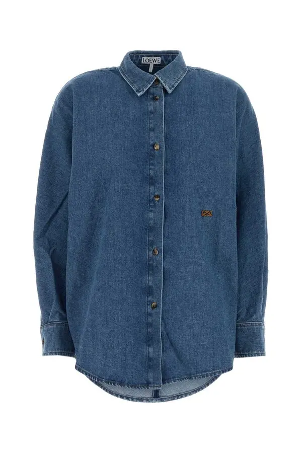 Loewe Oversized Denim Shirt - Blue