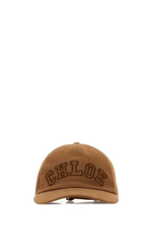 Chloé Twill Baseball Cap - Brown
