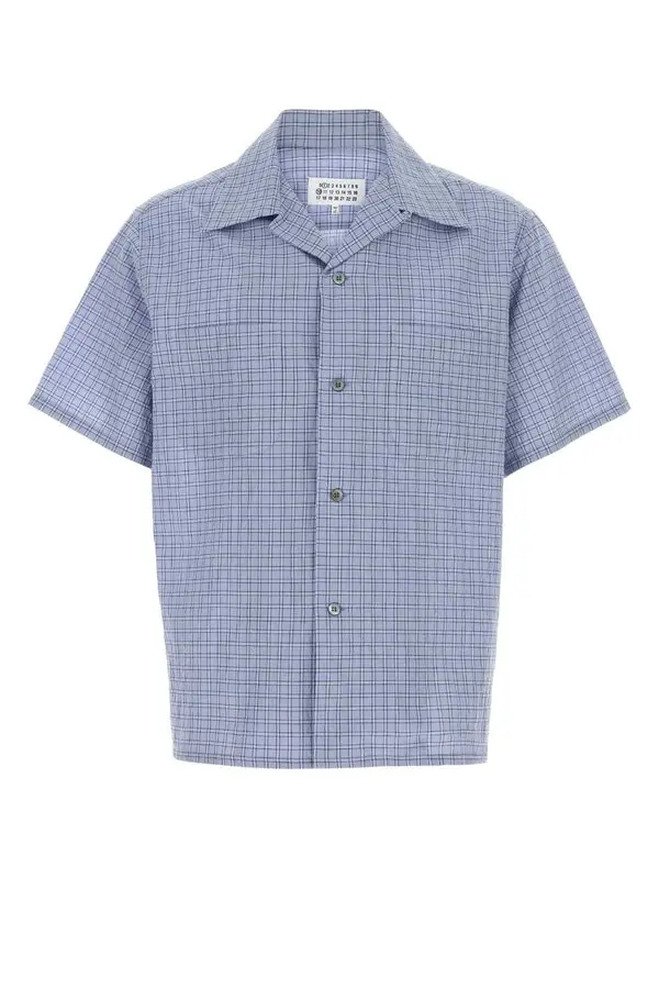 MAISON MARGIELA Embroidered Stretch Cotton Shirt