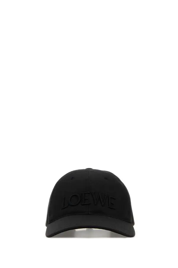 Loewe Cotton Baseball Cap - Black