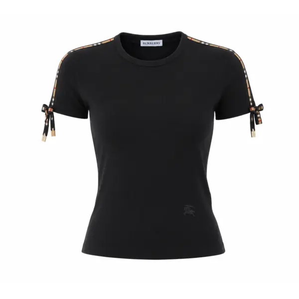Burberry Taisie Short Sleeve T-shirt - Black