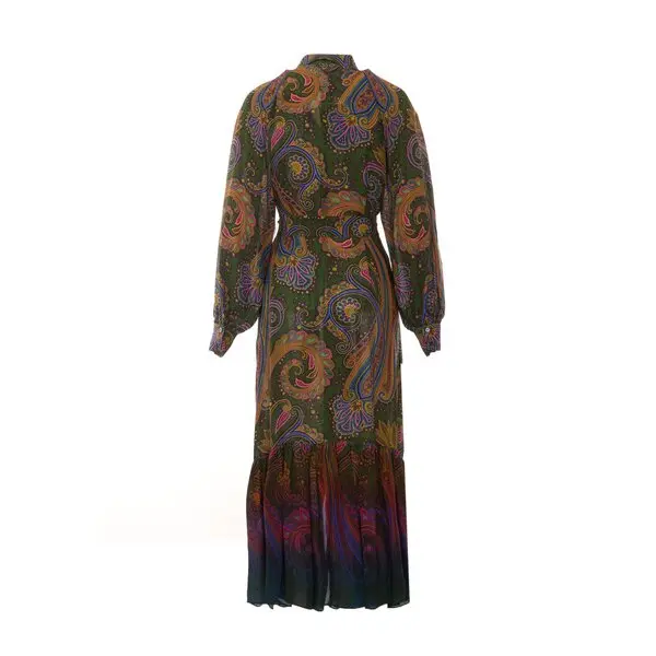 Etro Paisley Motif Long Dress