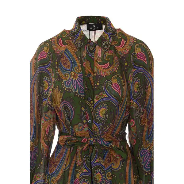 Etro Paisley Motif Long Dress
