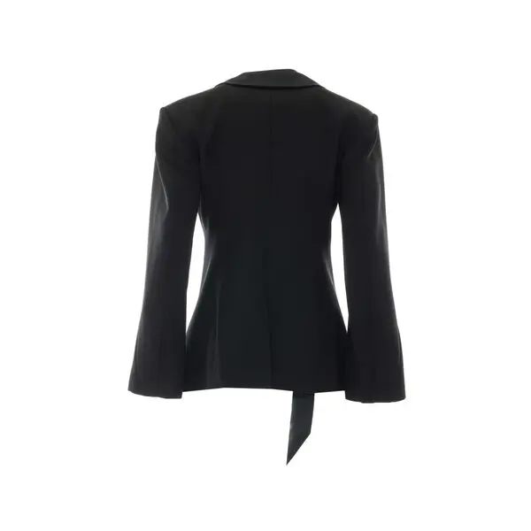 Attico Oversized Ribbon Shawl Lapel Blazer