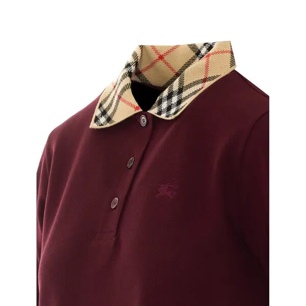 Burberry Polo Style Dress With Check Collar