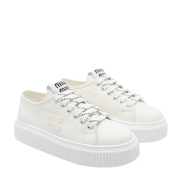 Miu Miu Logo Sneakers
