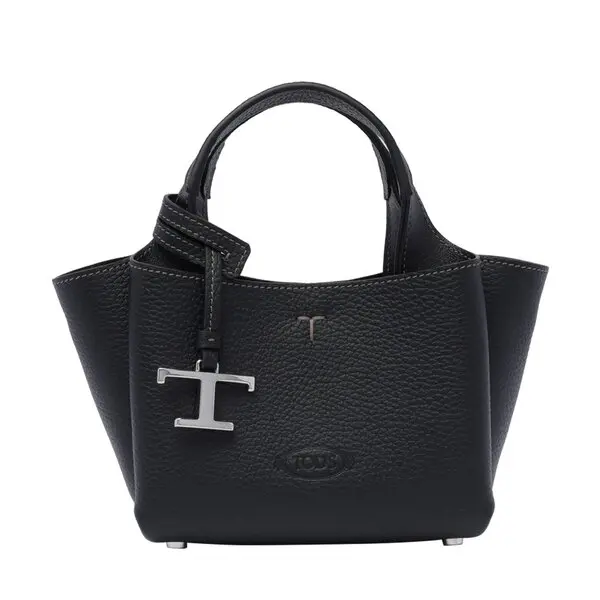 TOD'S Micro Leather Handbag - Black