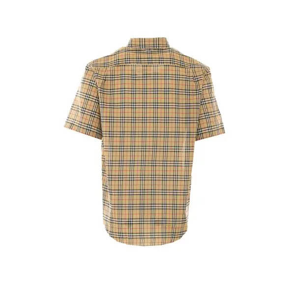 Burberry Check Motif Short Sleeves Shirt