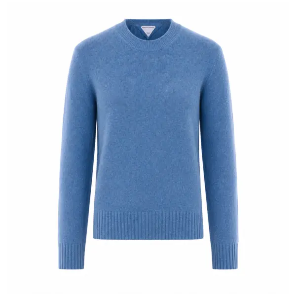Bottega Veneta Cashmere Crew Neck Sweater - Blue