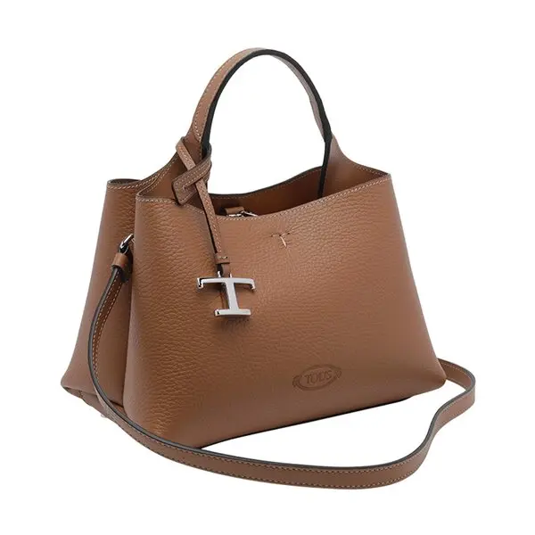 TOD'S Micro Leather Handbag - Brown