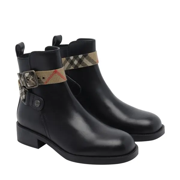 Burberry Huntley Booties - Black