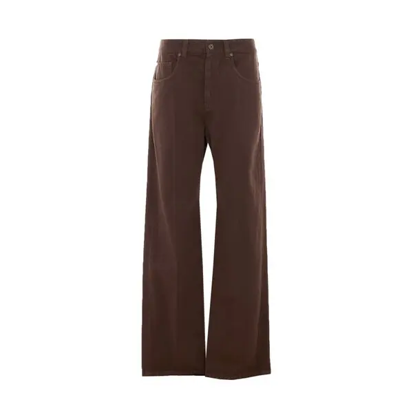 Brunello Cucinelli Straight-leg Denim Pants - Brown