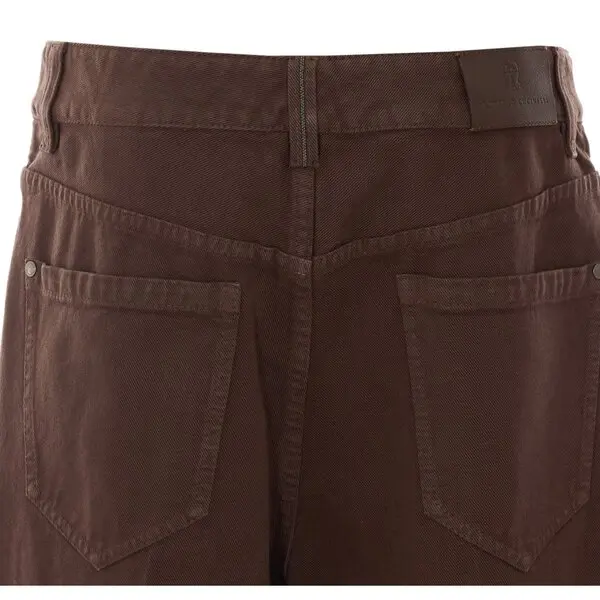 Brunello Cucinelli Straight-leg Denim Pants - Brown