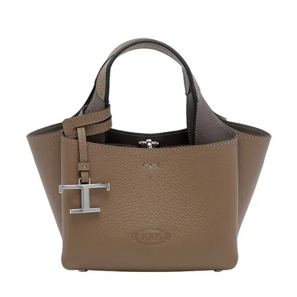 TOD'S Timeless Micro Leather Handbag - Brown