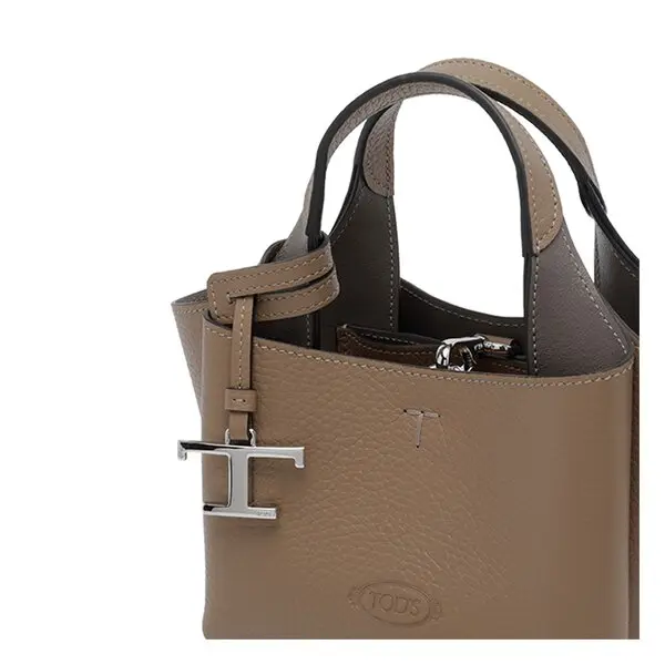 TOD'S Timeless Micro Leather Handbag - Brown