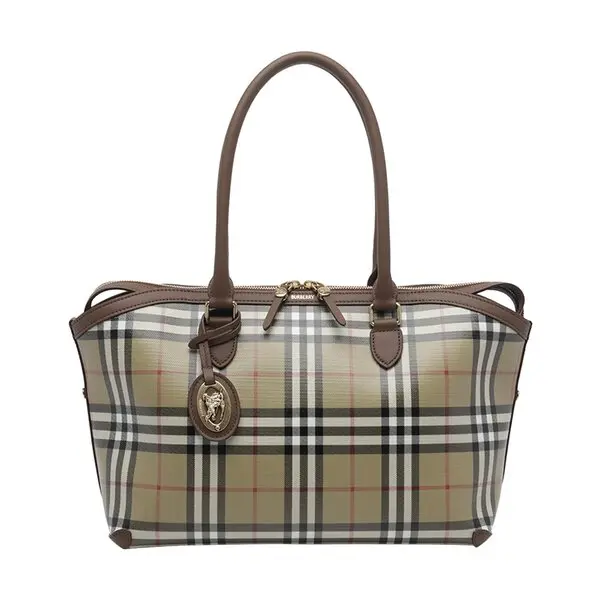 Burberry Small Check Tote Bag