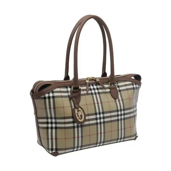 Burberry Small Check Tote Bag