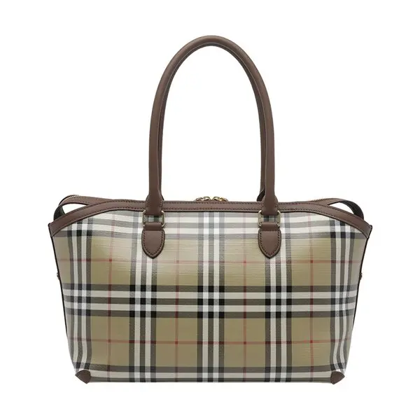 Burberry Small Check Tote Bag