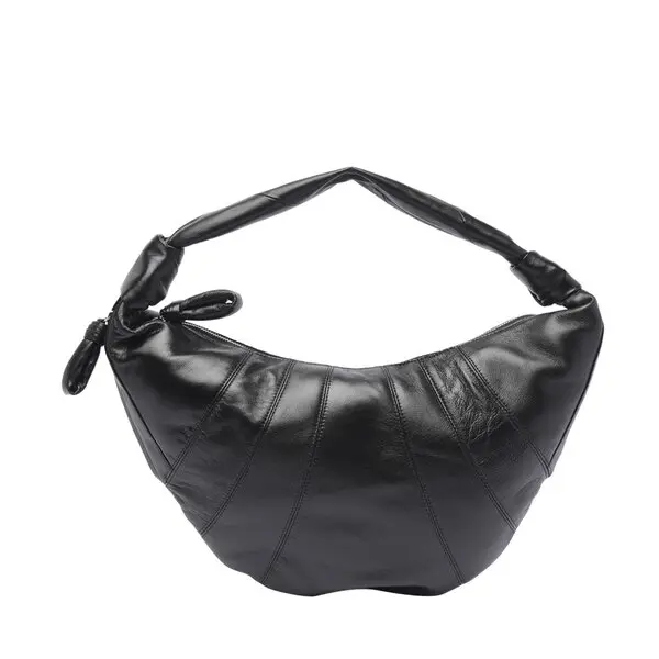 LEMAIRE Fortune Croissant Handbag - Black