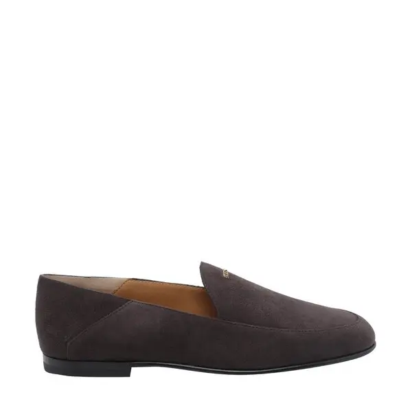 TOD'S Suede Sabot Loafers - Brown